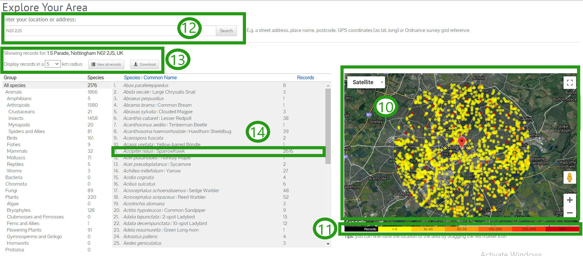 Searching by location - NBN Documentation