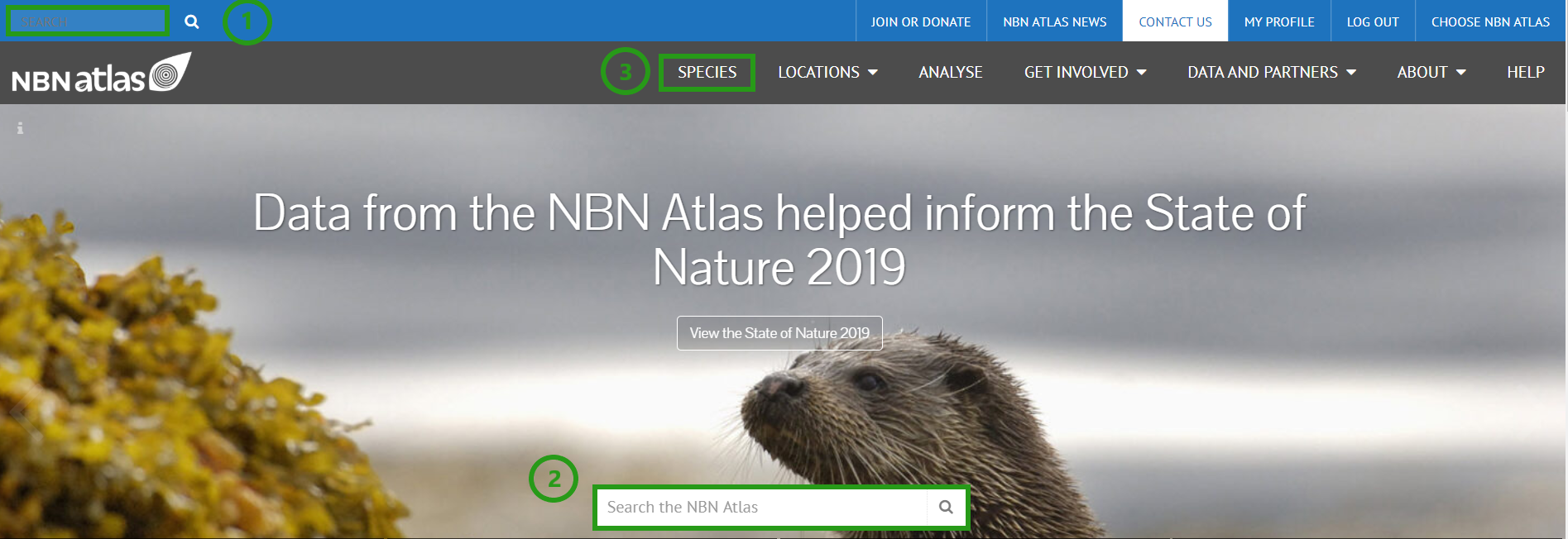 Viewing species information on a map - NBN Documentation