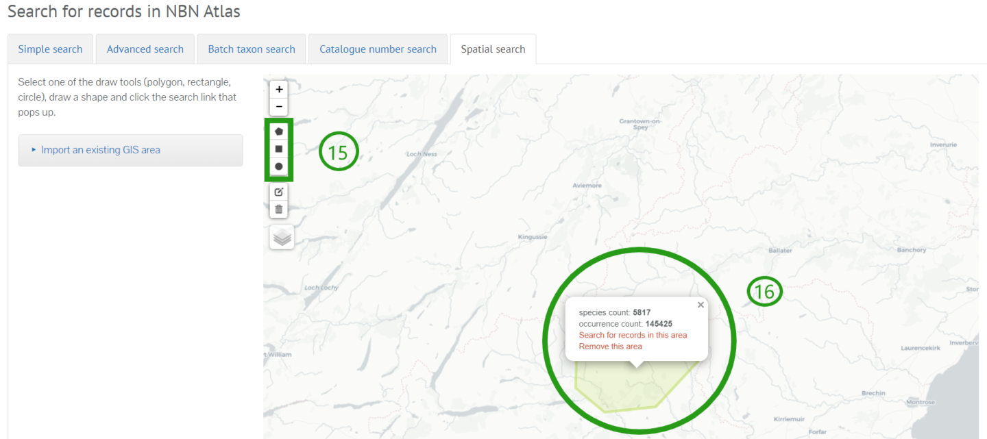 Searching by location - NBN Documentation