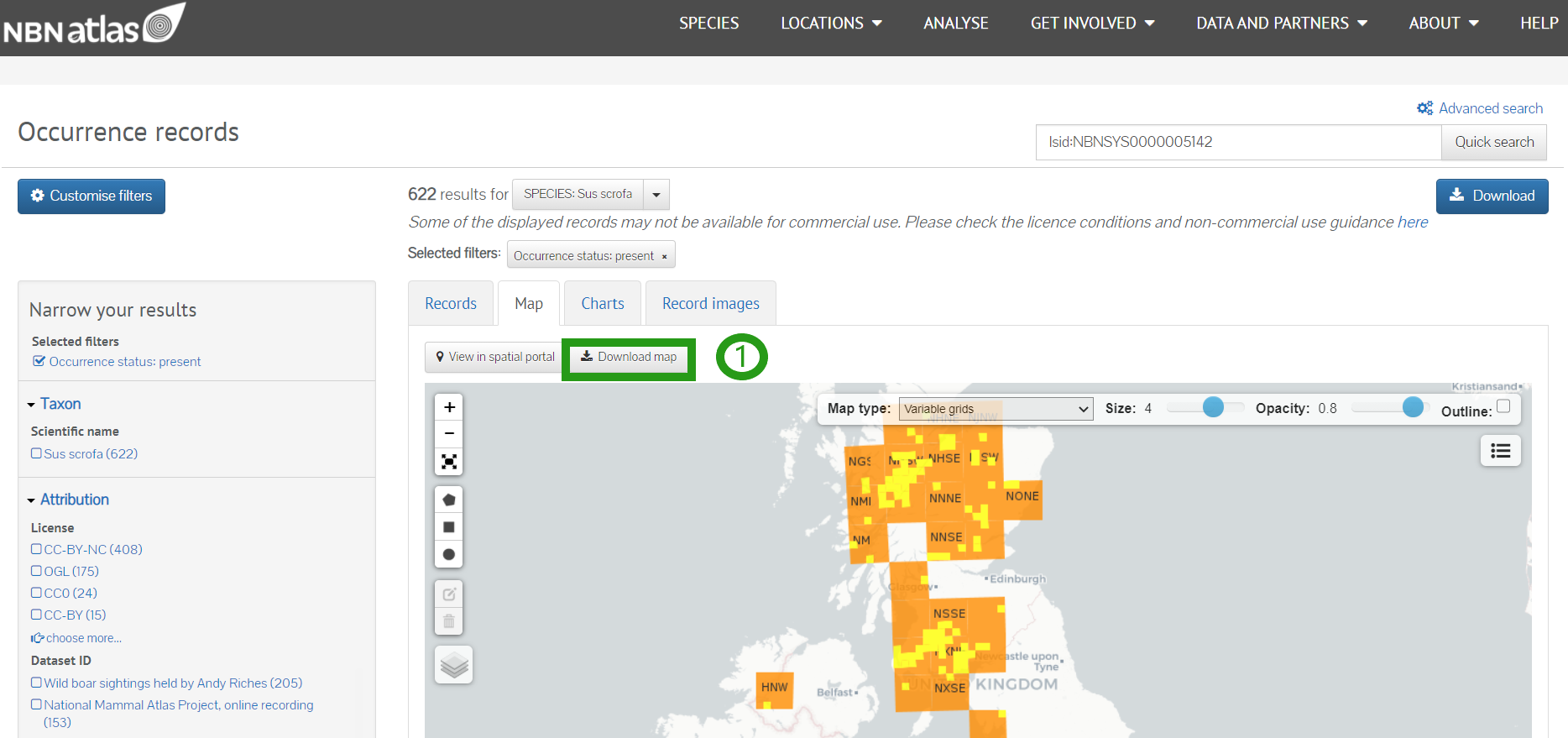 Downloading a map - NBN Documentation
