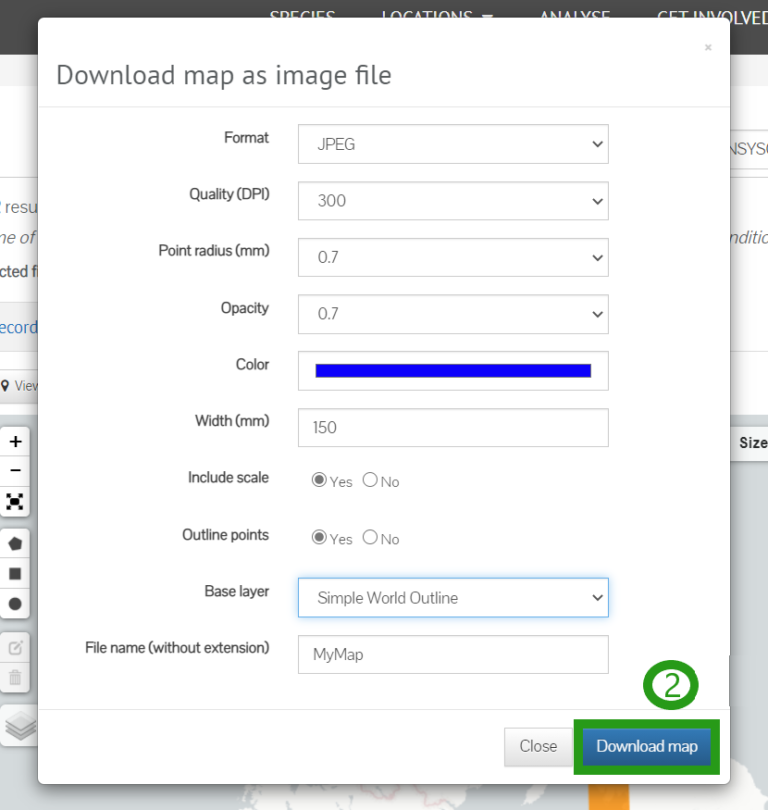 Downloading a map - NBN Documentation